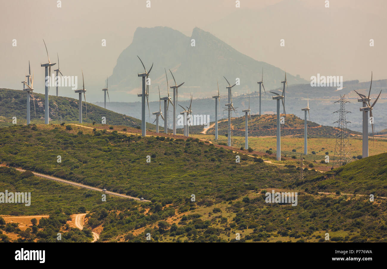 Gibraltar wind turbines hi-res stock photography and images - Alamy