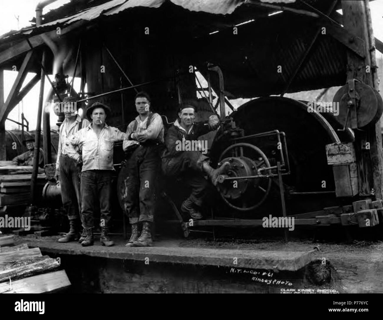 Logging in oregon Black and White Stock Photos & Images - Alamy