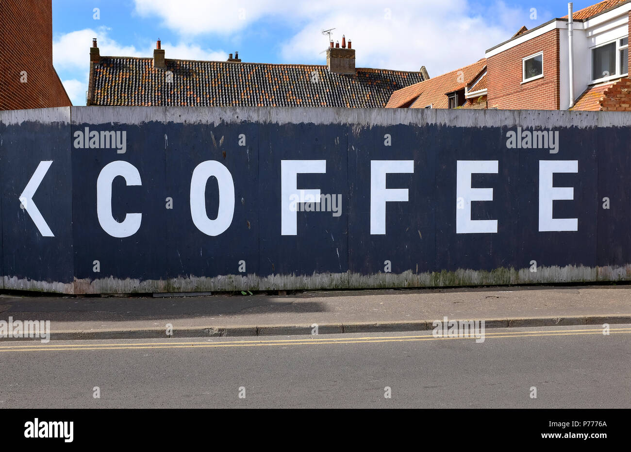 White painted letters hi-res stock photography and images - Alamy