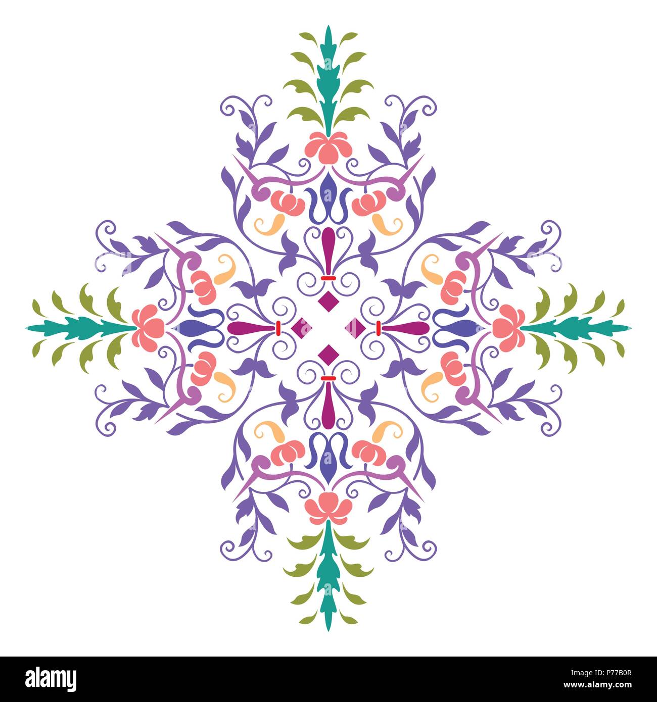 Nice flower decoration Stock Vector Images - Alamy