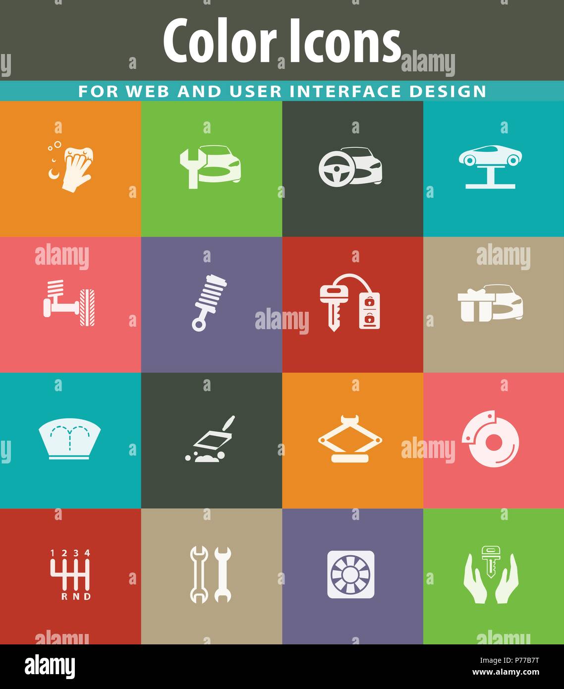 Car repair tools icons Stock Vector Images - Alamy