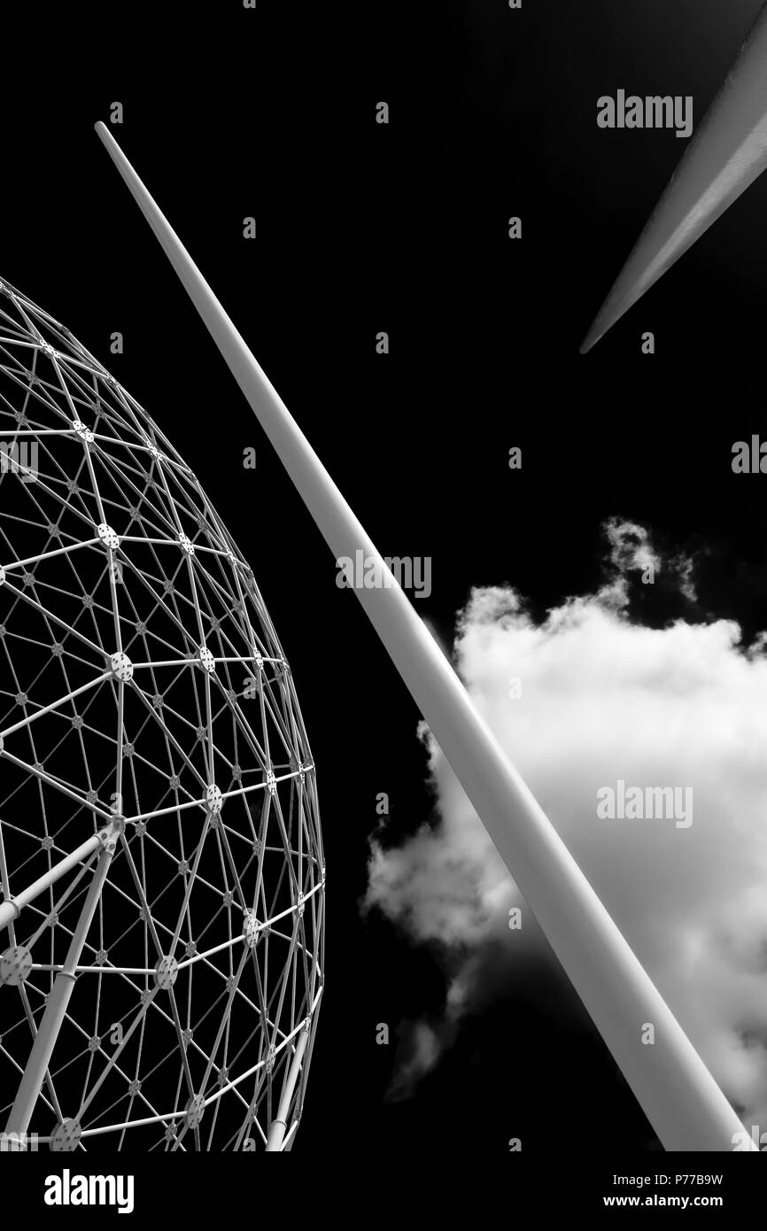 Dark blue skyline Black and White Stock Photos & Images - Alamy
