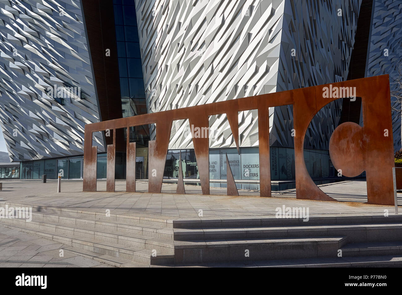 Titanic Museum Sculpture Stock Photo - Alamy