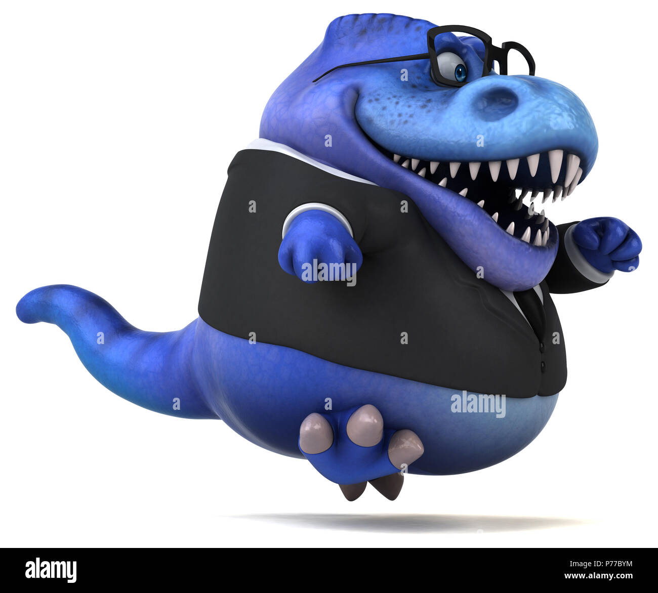 Fun Trex - 3D Illustration Stock Photo - Alamy