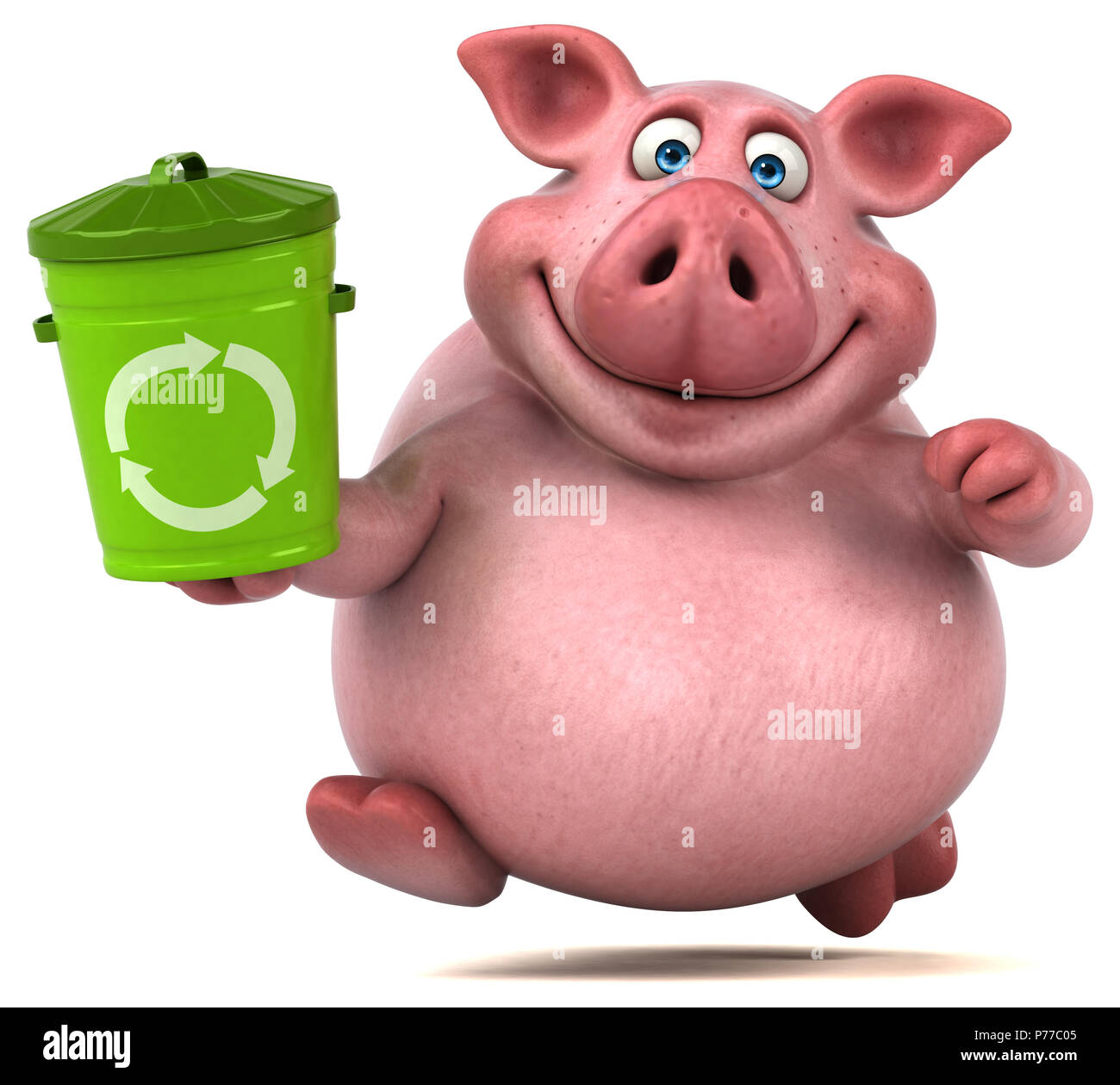 Pig with dustbin hi-res stock photography and images - Alamy