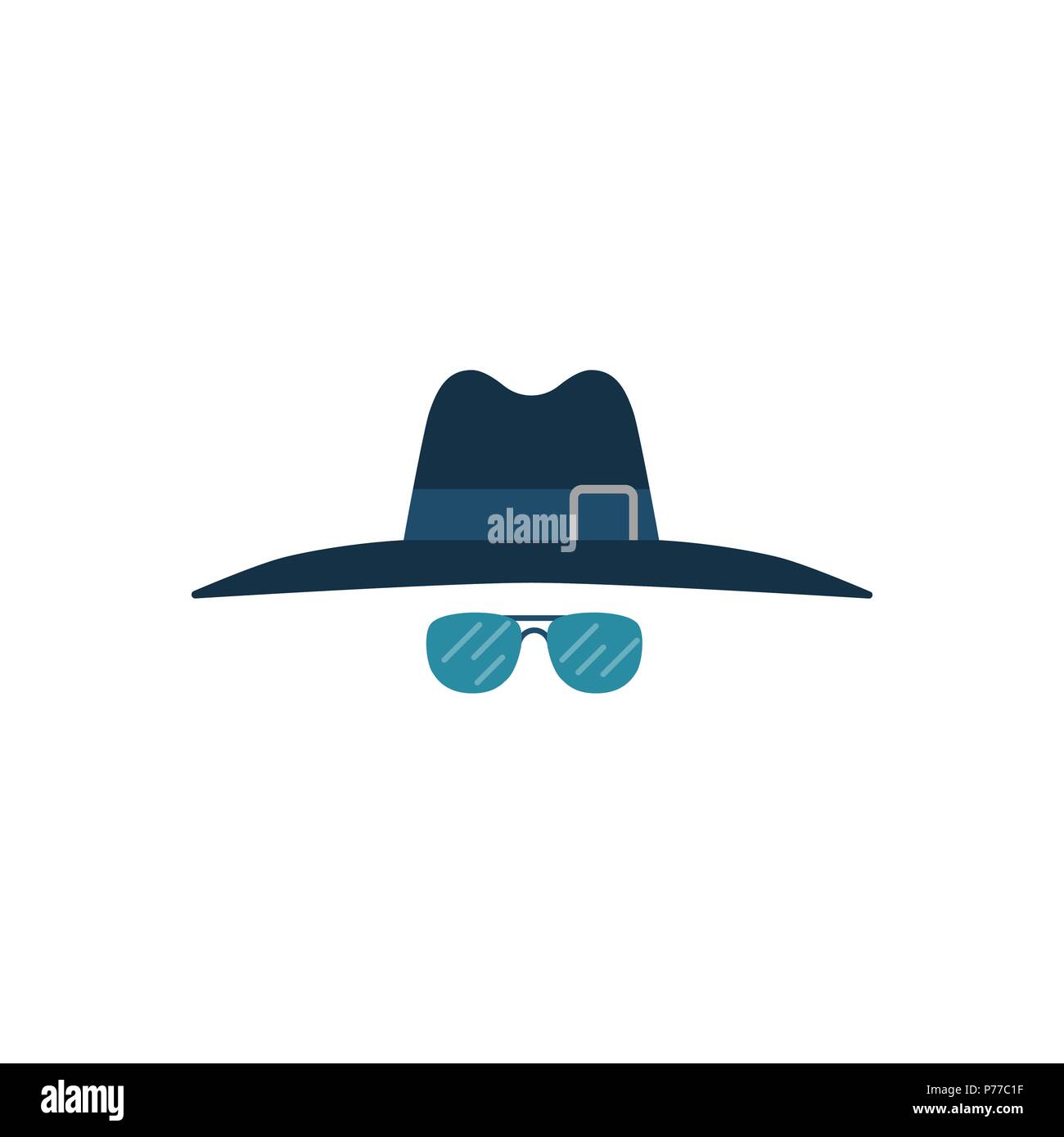 Hat and Sunglasses, Anonymous Concept, Spy, Hidden, Security, Gangster ...