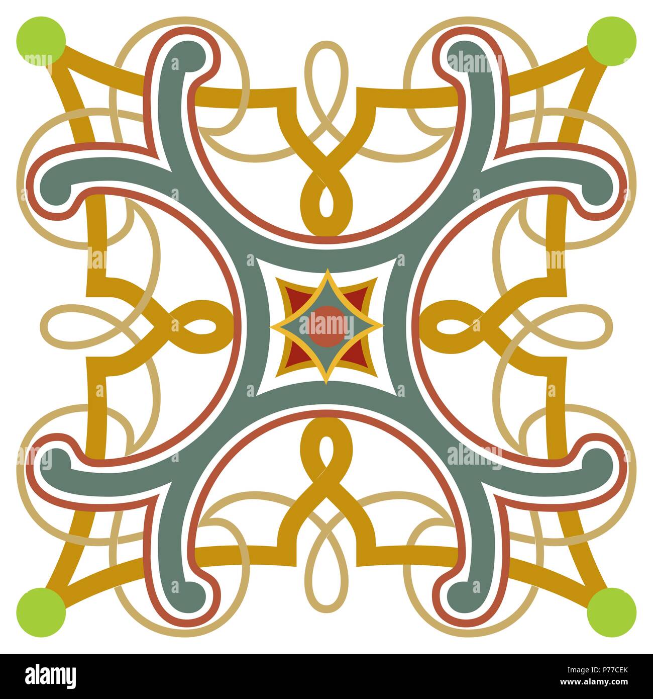 Ancient design decoration Stock Vector Images - Alamy