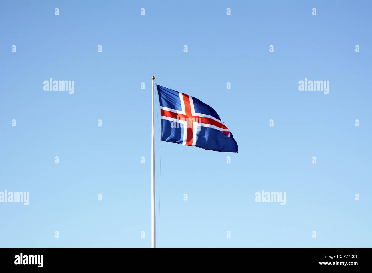 Iceland flag hi-res stock photography and images - Alamy