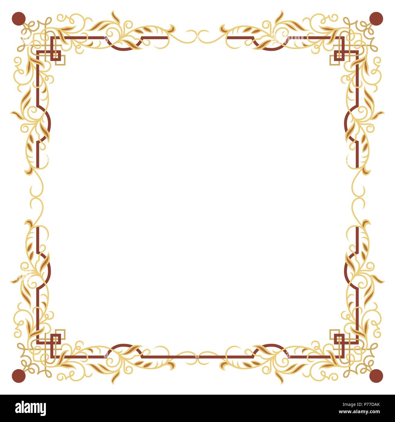 Ornate Border Vector Stock Photos & Ornate Border Vector Stock Images ...