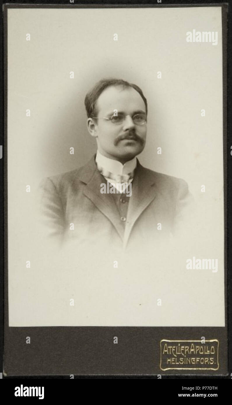 English: Photograph of the Finnish political scientist Karl Robert ...