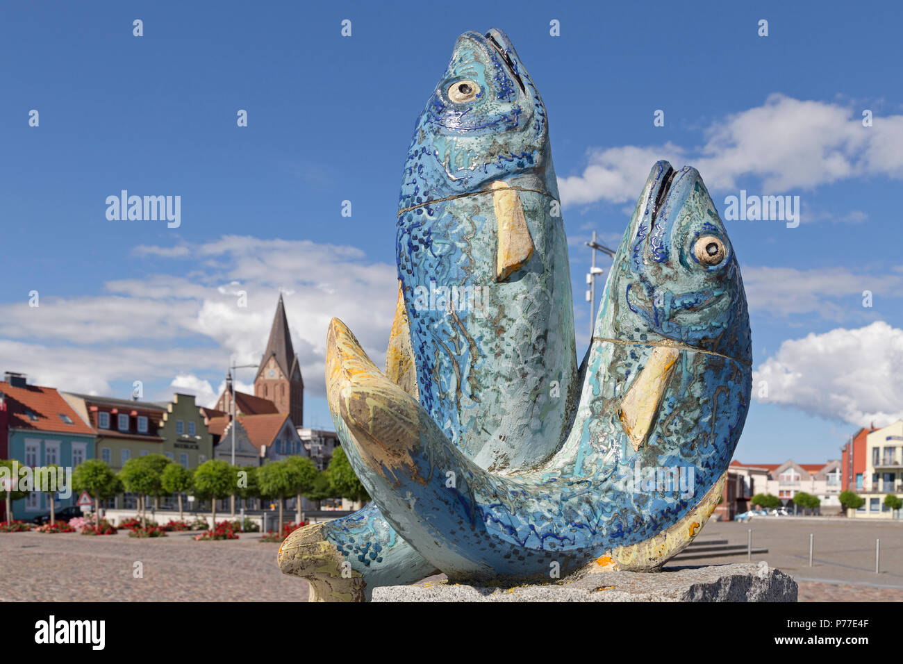 Barth harbour mecklenburg western pomerania germany hi-res stock ...