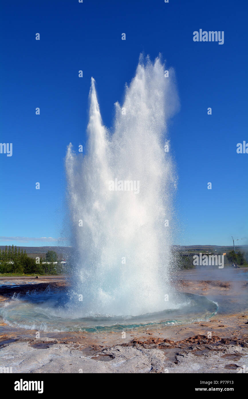 Geyser strokkur in icelands hi-res stock photography and images - Alamy