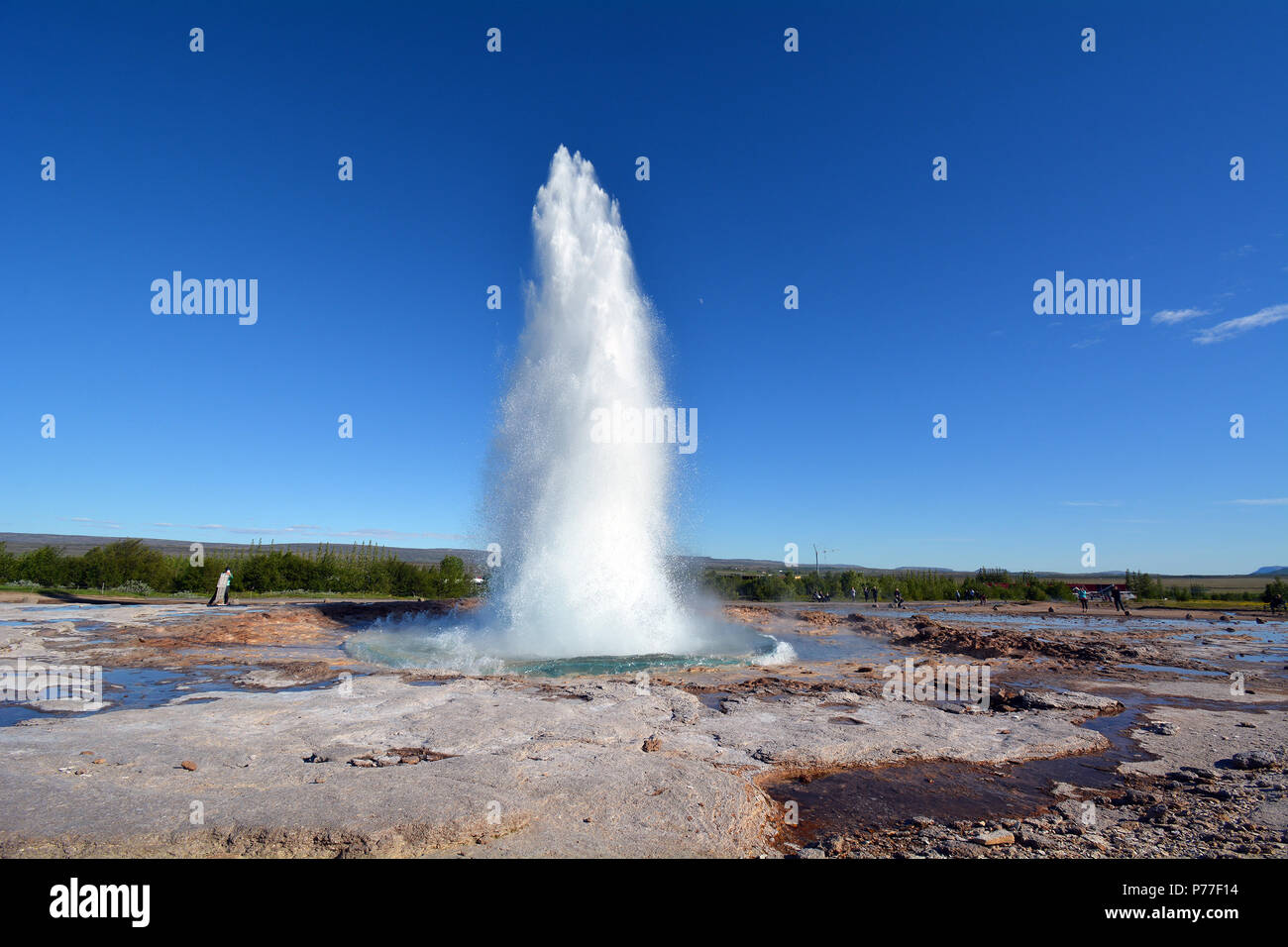 Strokkur geyser eruption eruption hi-res stock photography and images ...