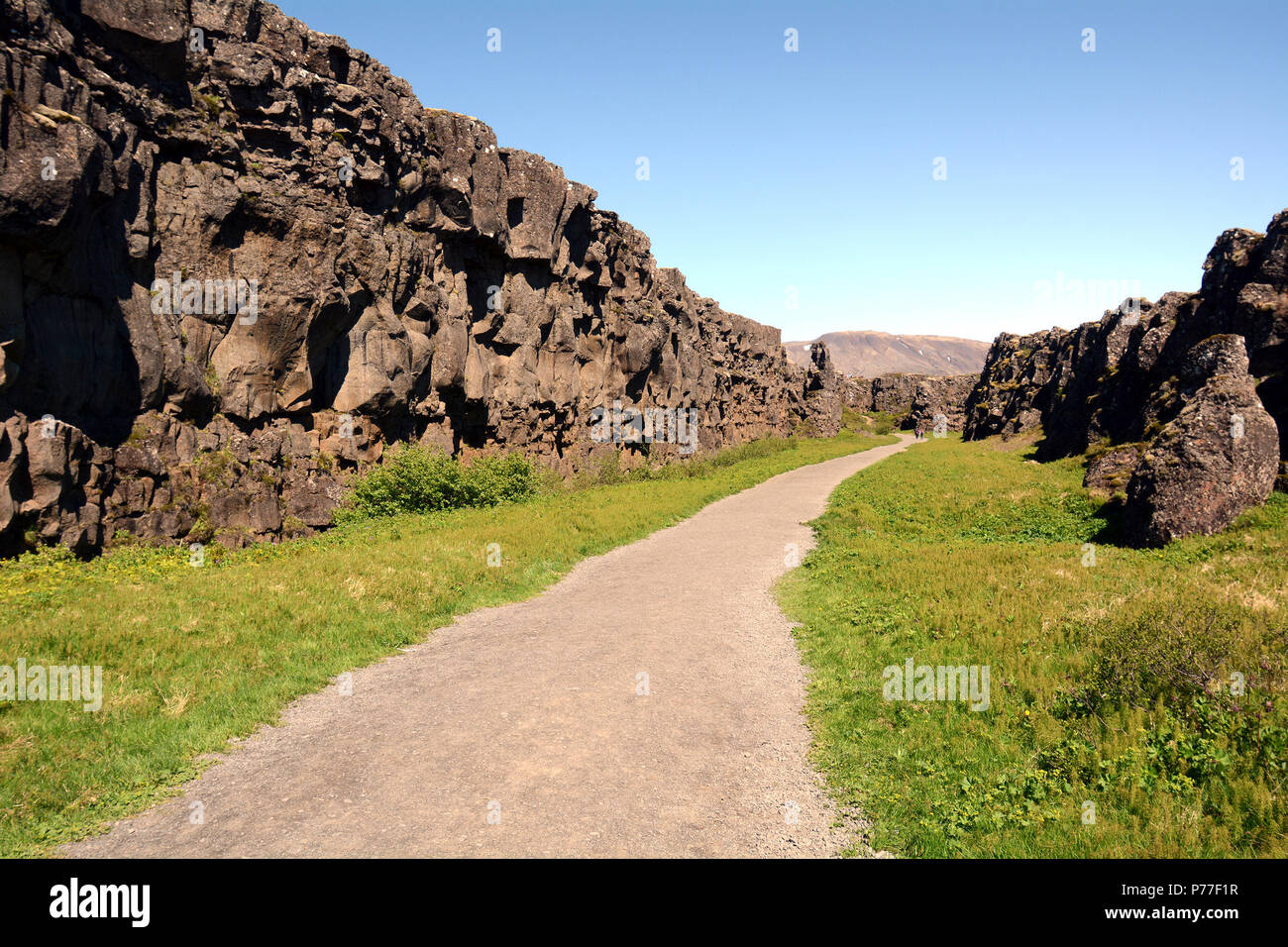 Almannagja fault thingvellir hi-res stock photography and images - Alamy