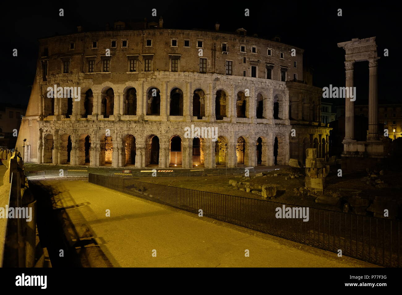 Marcello Theater in Rome, Italy Stock Photo - Alamy
