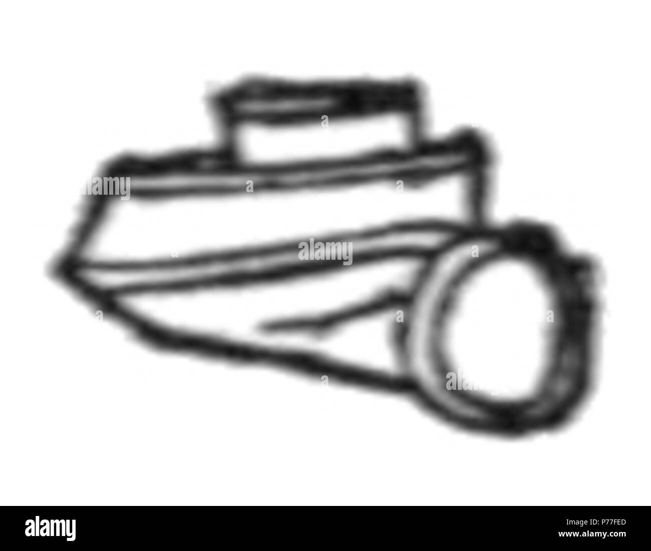 English: a simple drawing of the shell of Valvata tricarinata . 1905 60 ...