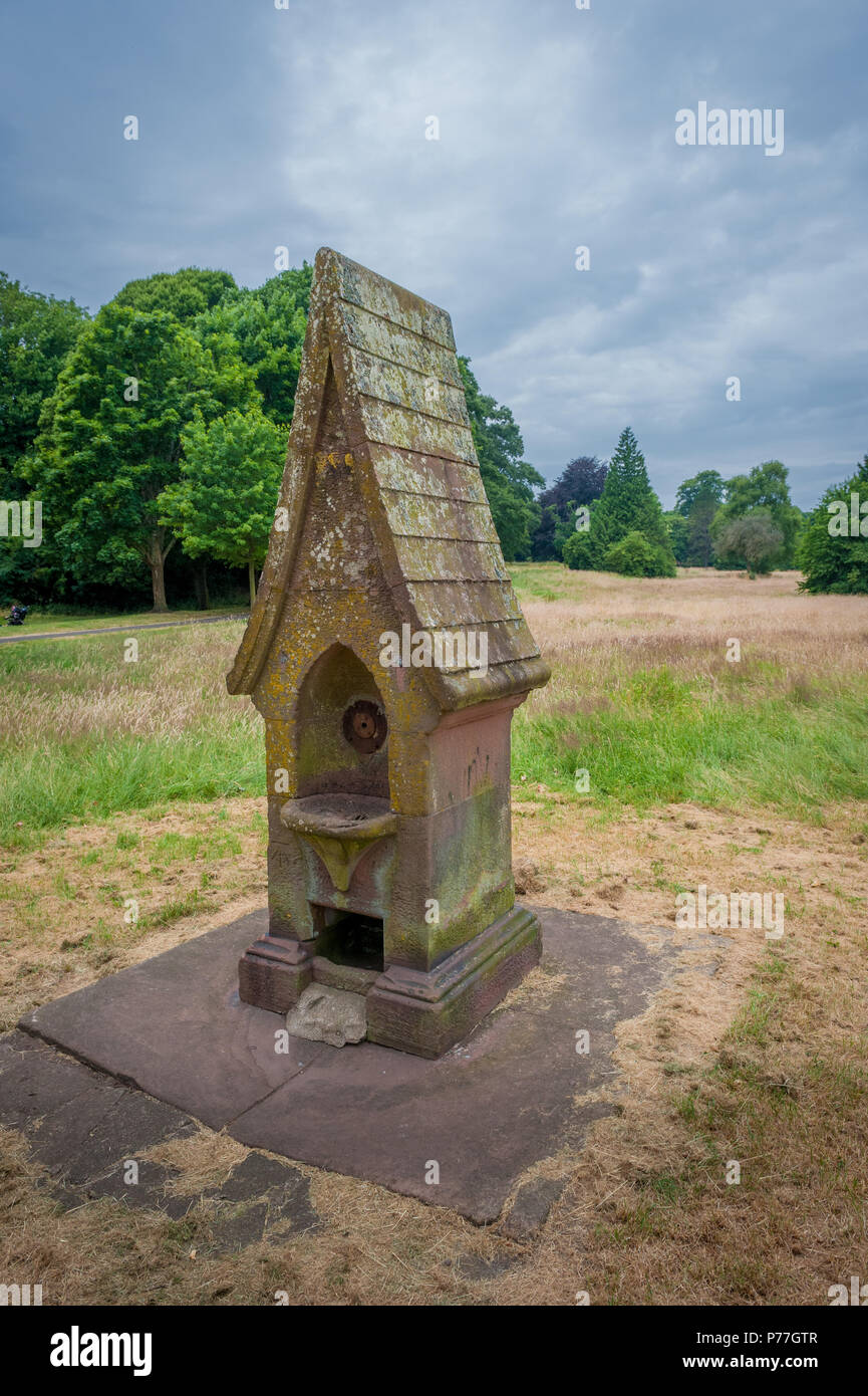 Victorian drinking fountain in Llandaff Fields, Pontcanna, Cardiff ...