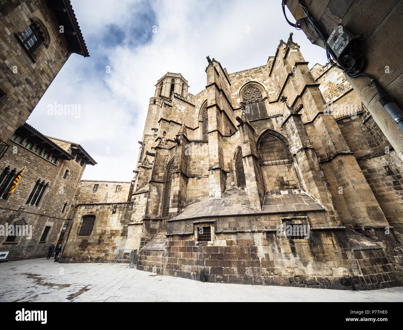 Back view barcelona hi-res stock photography and images - Alamy