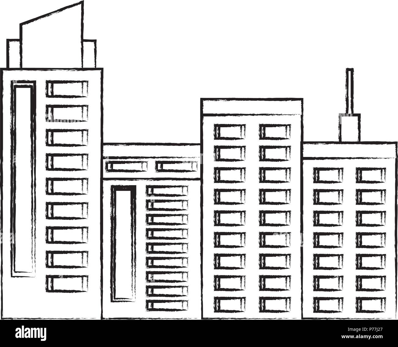 city buildings icon over white background, vector illustration Stock Vector Image & Art - Alamy