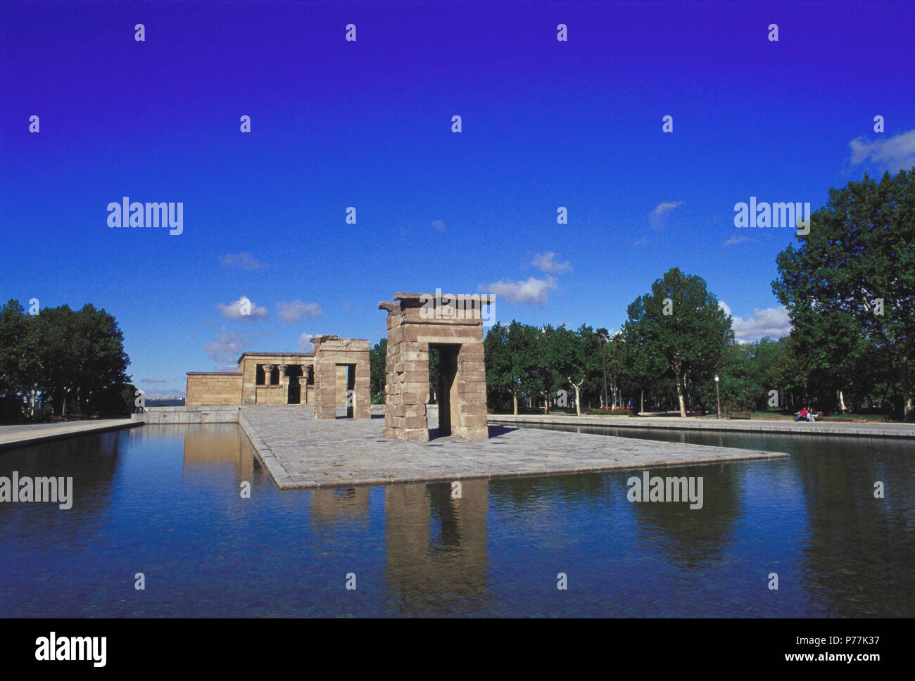 Temple de Debod in Madrid, Spain Stock Photo - Alamy