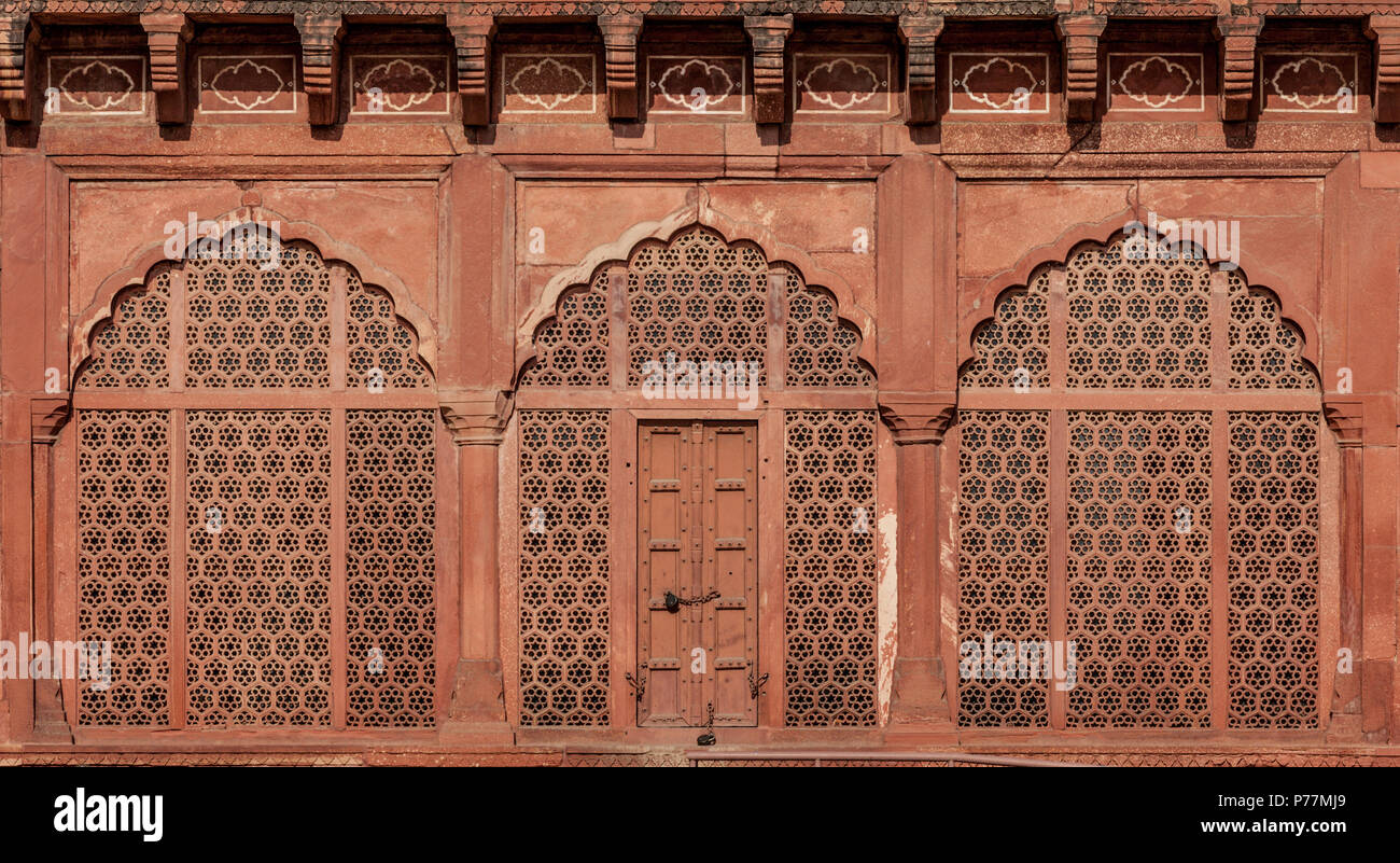 Doorway and windows at Taj Mahal, Agra, India Stock Photo - Alamy