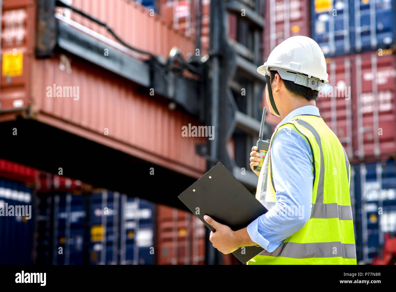 Cargo container inspection hi-res stock photography and images - Alamy