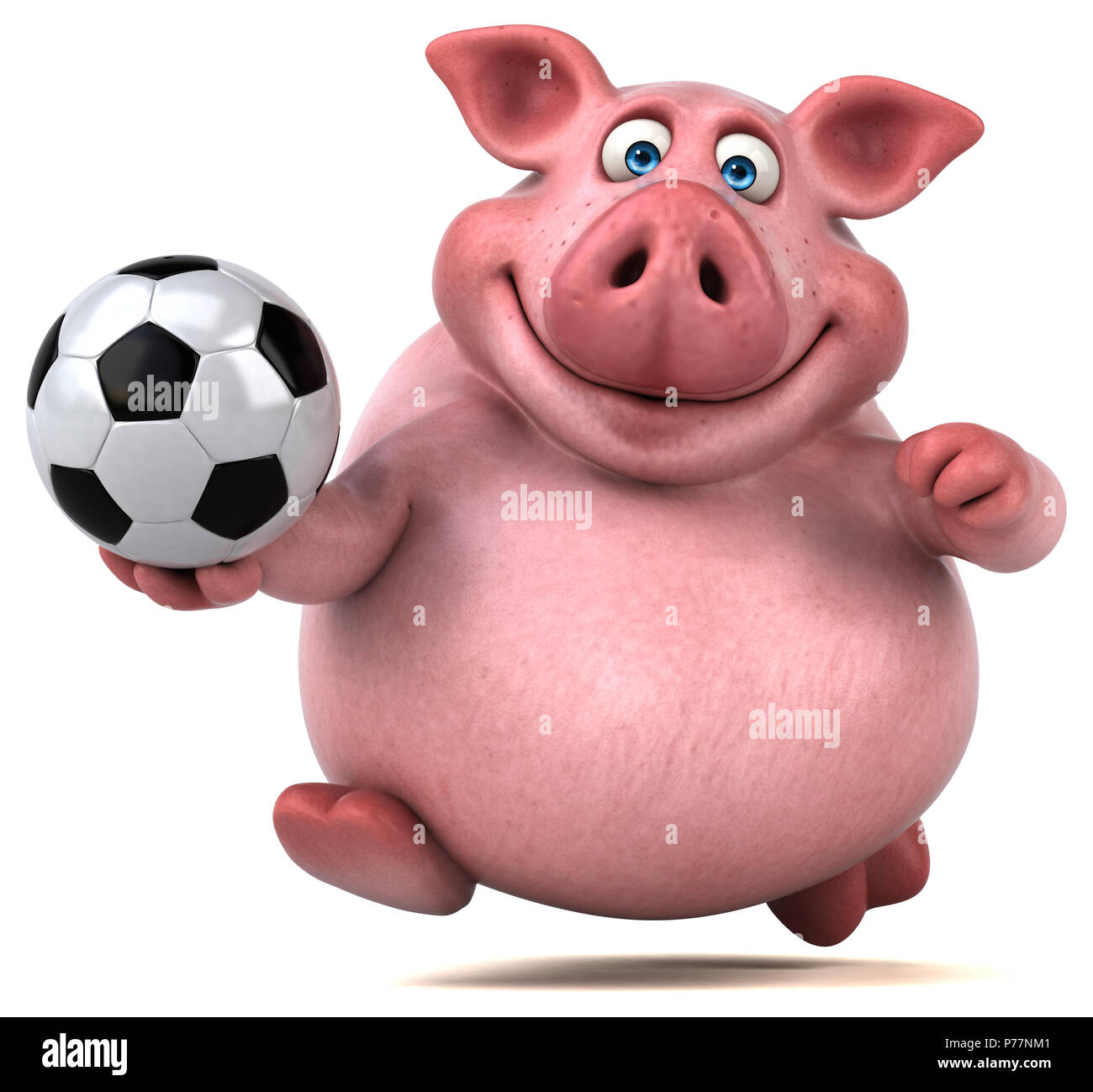 Football sport pig soccer Cut Out Stock Images & Pictures - Alamy