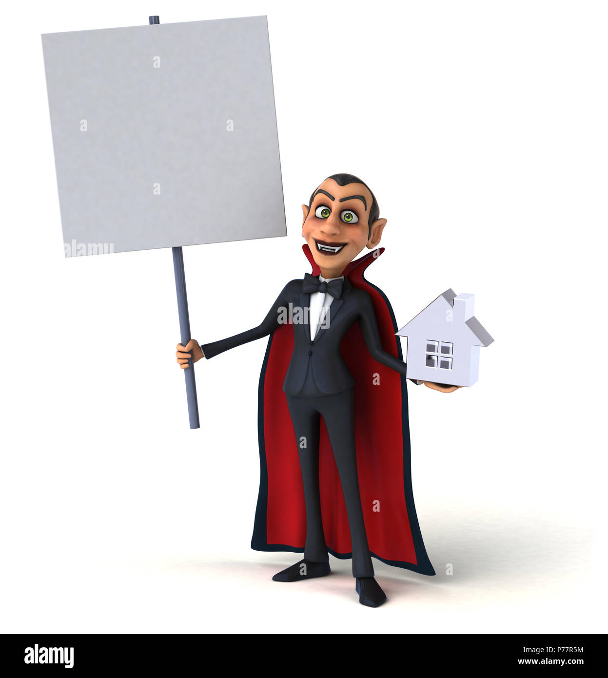 Halloween vampire at home Cut Out Stock Images & Pictures - Alamy