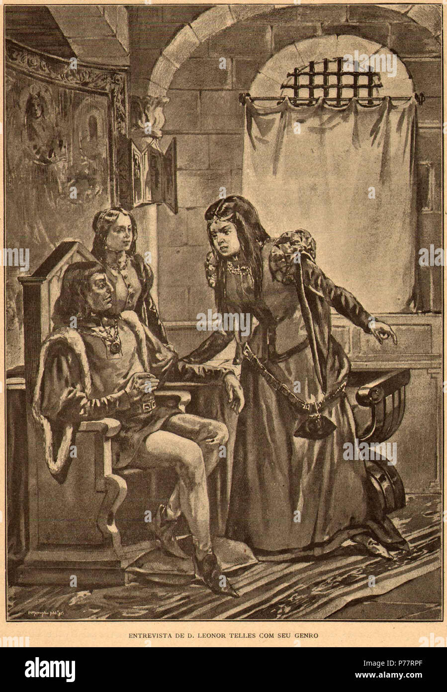 29 Entrevista de D. Leonor Teles com seu genro - História de Portugal ...