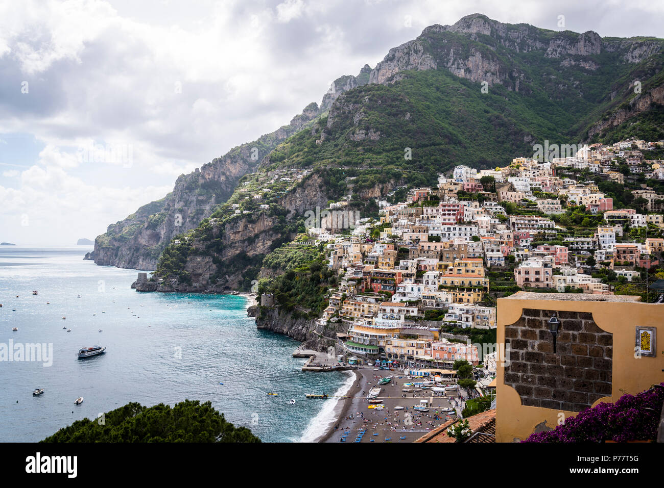 Positano, a cliffside village, Amalfi coast, Italy Stock Photo - Alamy