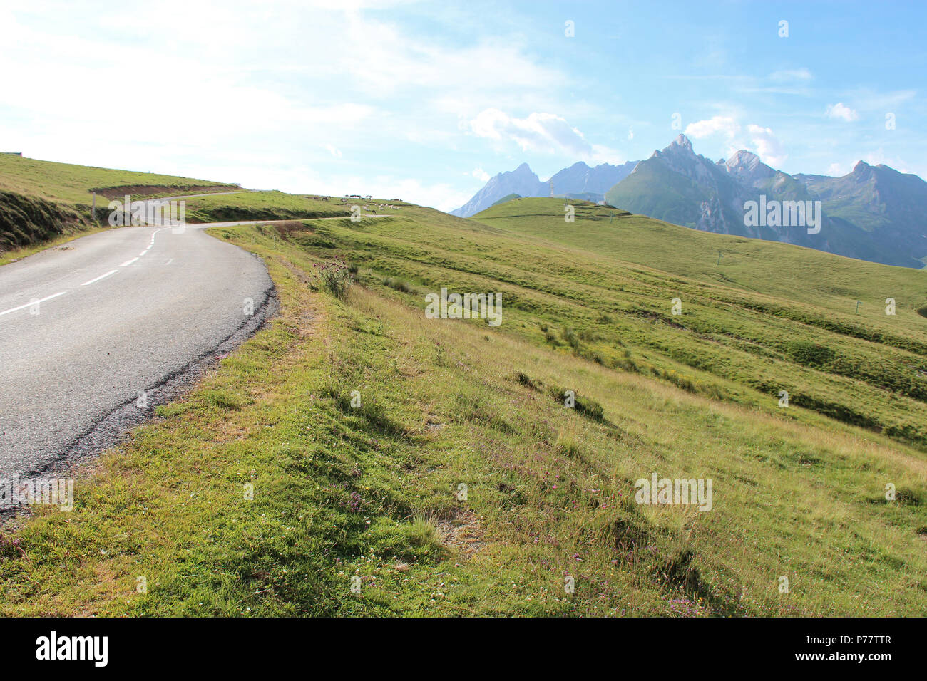 The col d'Aubisque in the Pyrénées (France Stock Photo - Alamy