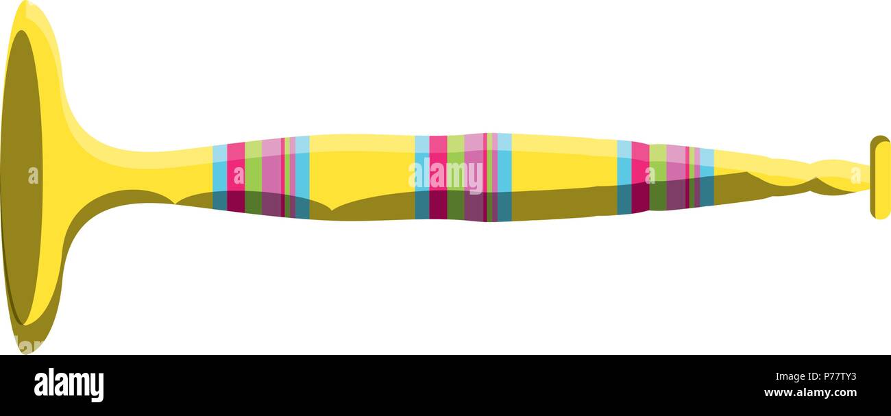 air horn icon over white background, vector illustration Stock Vector ...