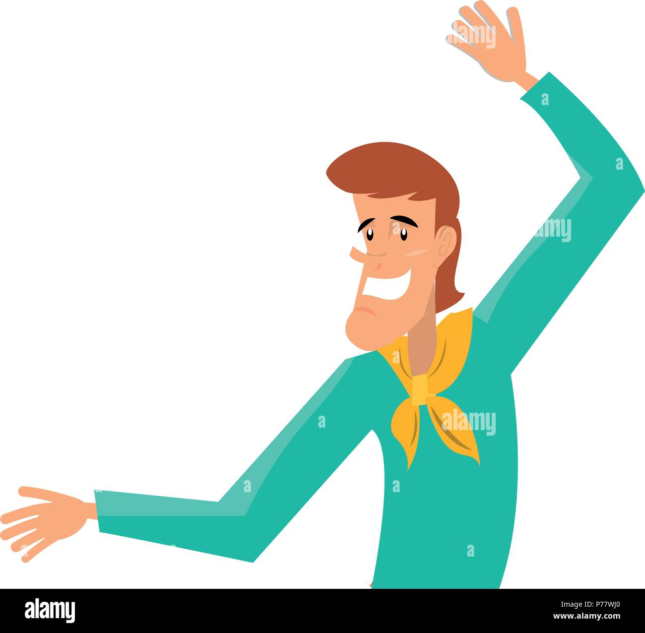 farmer man icon over white background, vector illustration Stock Vector ...