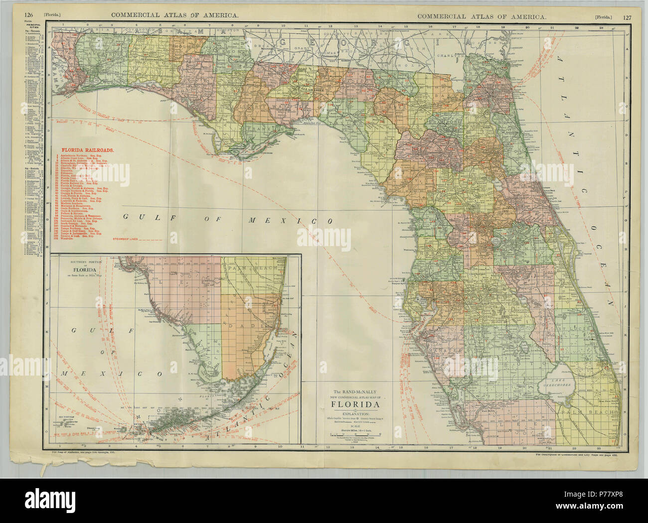 1900 map of southwest florida