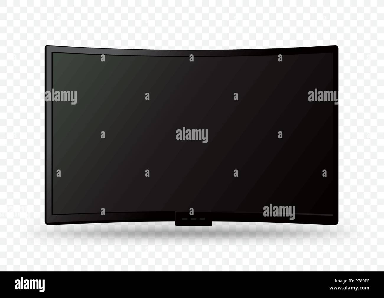 Curved screen Stock Vector Images - Alamy