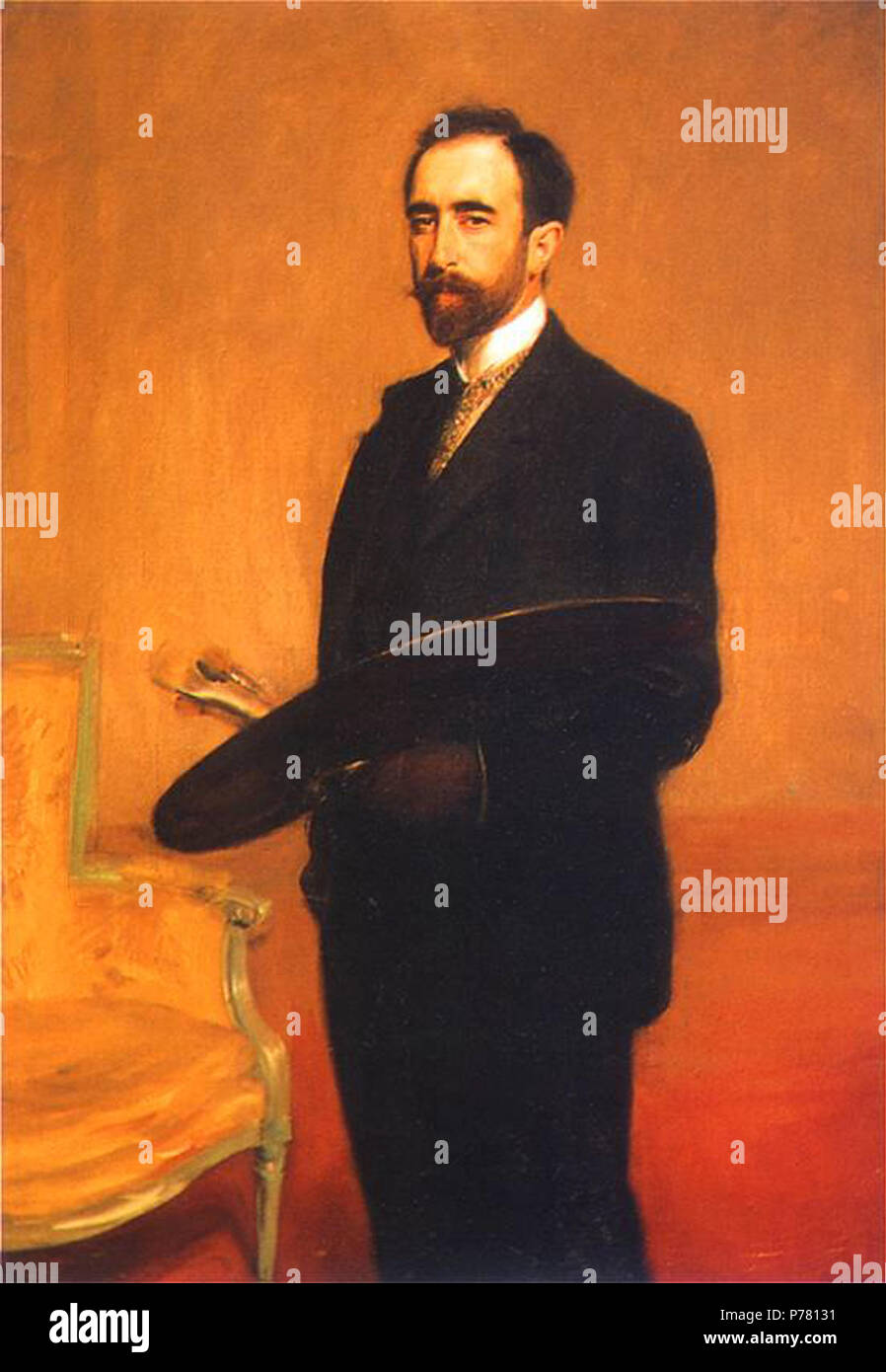 . Self-portrait 1898 4 Axentowicz Autoportret 1898 Stock Photo - Alamy