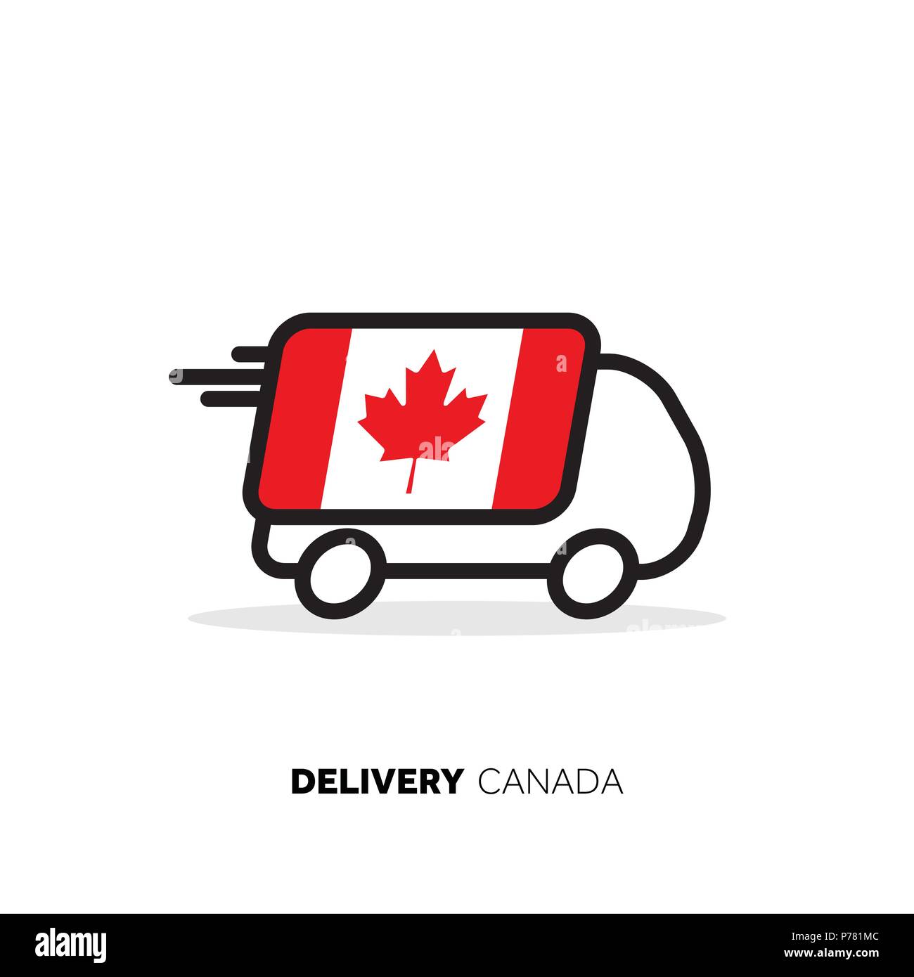 Canada post van Stock Vector Images - Alamy