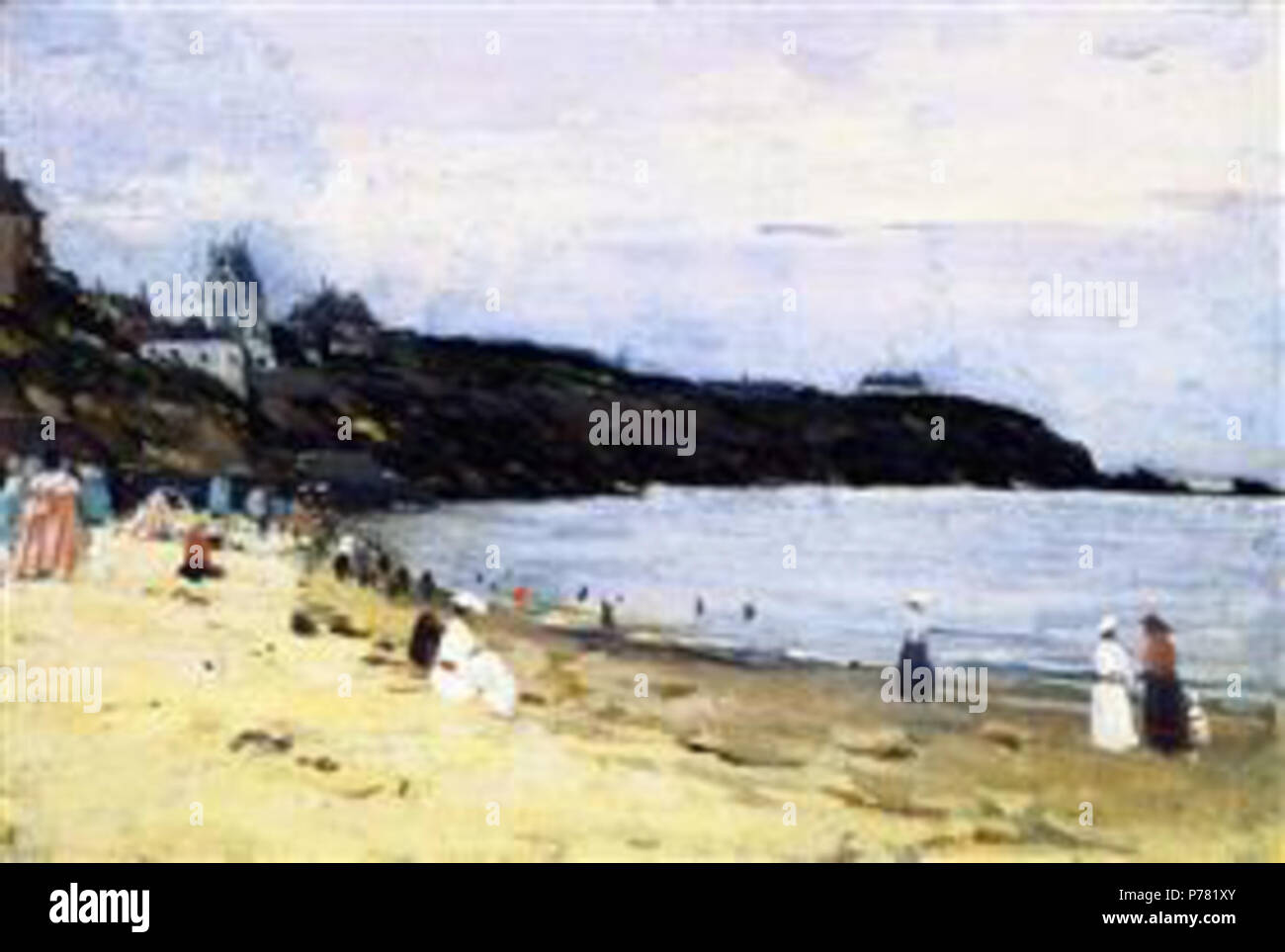 Work by Clarence Gagnon . before 1942 14 Gagnon - the-beach-at-saint ...