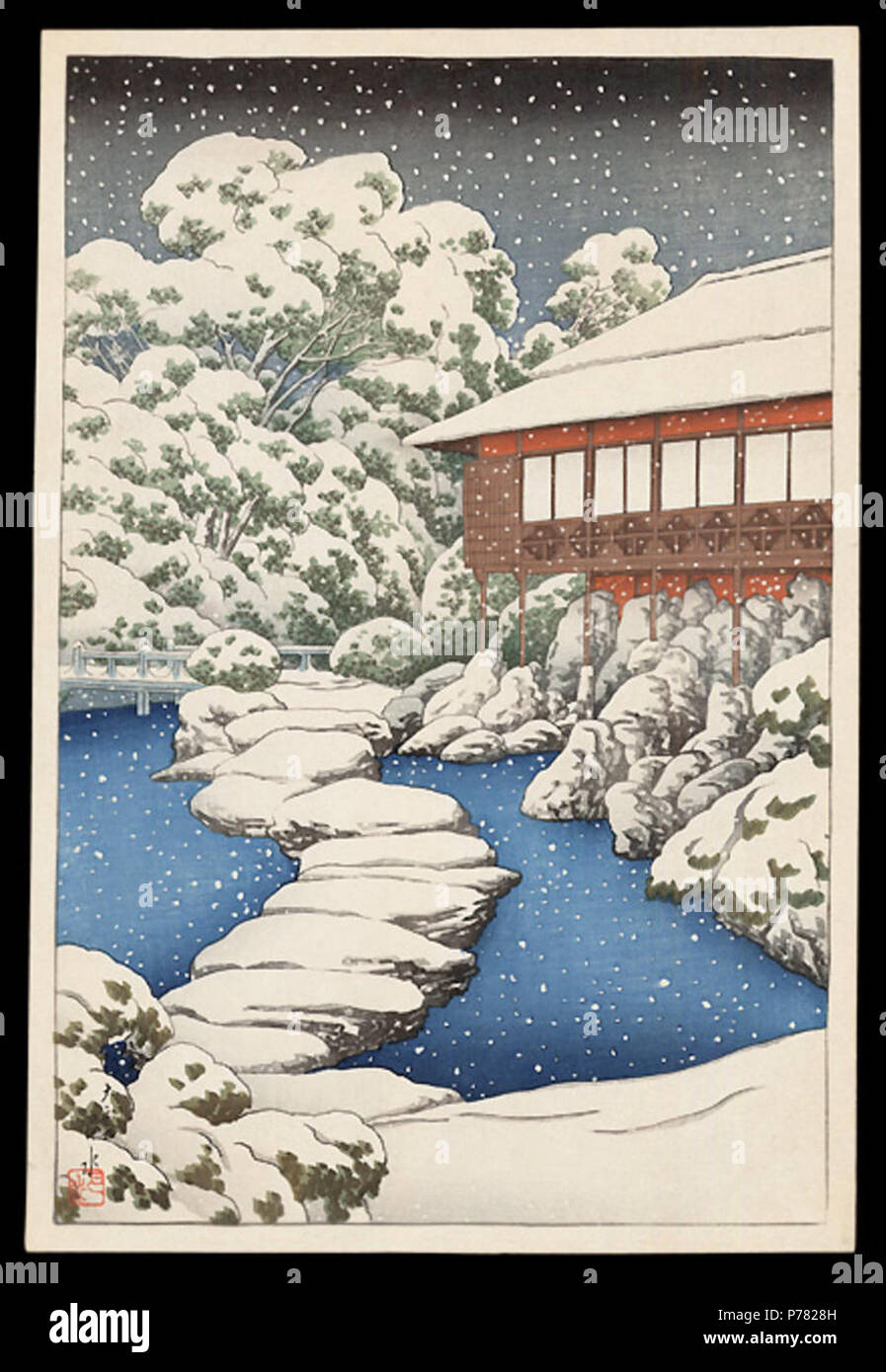 Fukagawa no yuki hi-res stock photography and images - Alamy