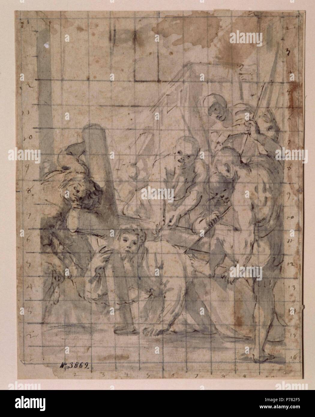 Dibjuo de Viladomat. Siglo XVIII. Museum: MUSEU NACIONAL D'ART DE ...