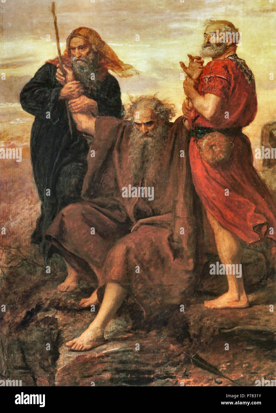 Millais John Everett - Victory O Lord (Moses Aaron and Hur at the ...