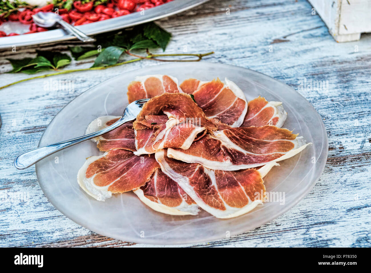 Ham ham factory italian ham hi-res stock photography and images - Alamy