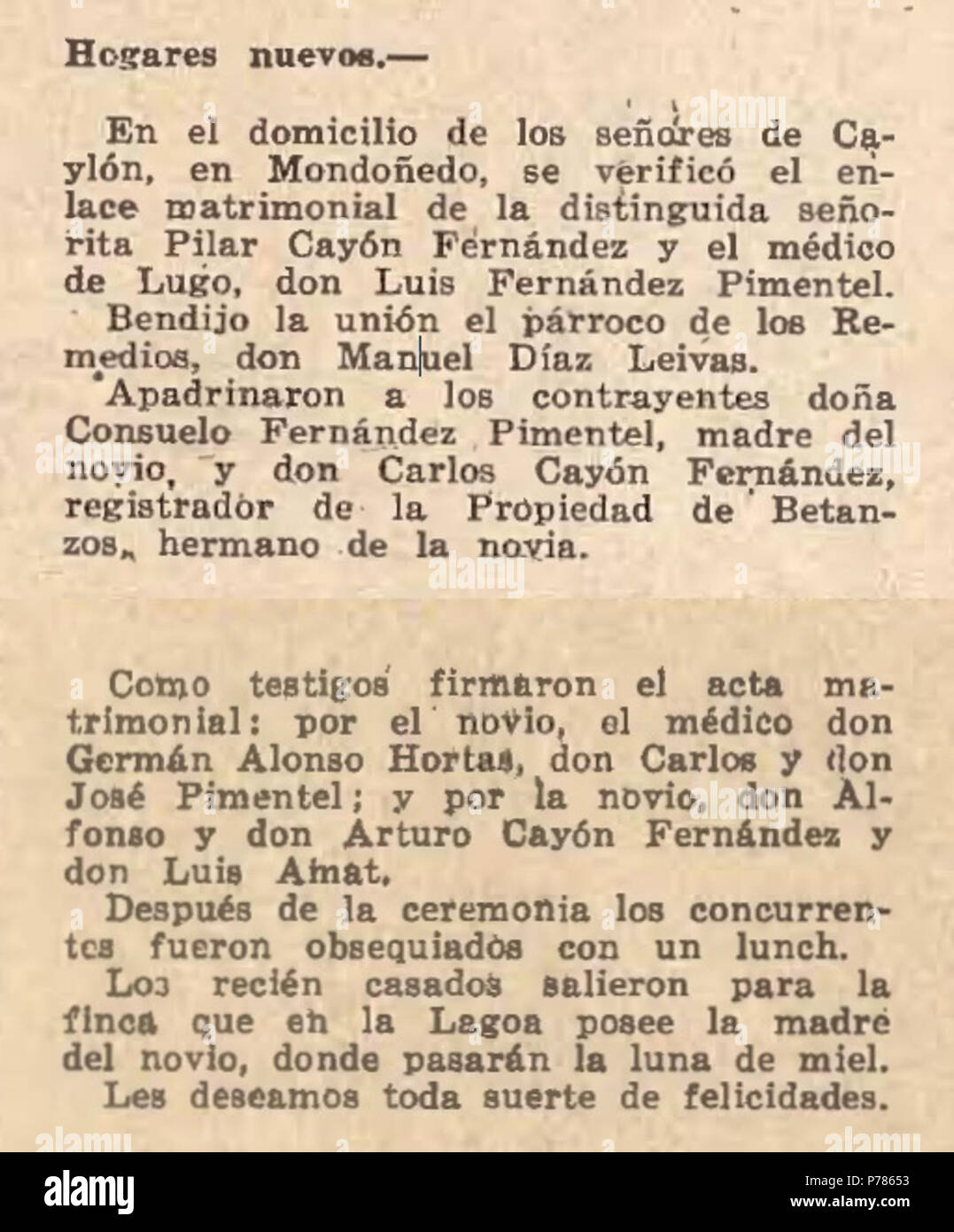 19 Céltiga n 141 pp 33 34. 10-11-1930 Buenos Aires Stock Photo - Alamy