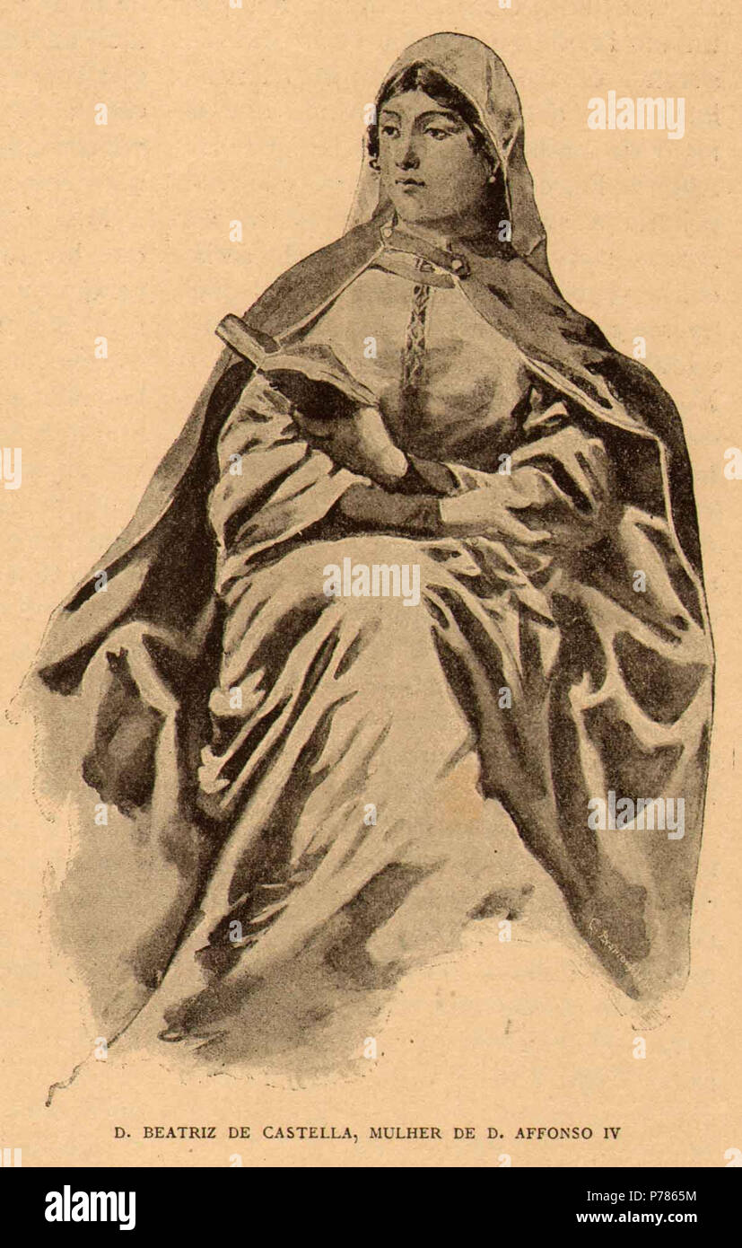 19 D. Beatriz, mulher de D. Afonso IV - História de Portugal, popular e ...