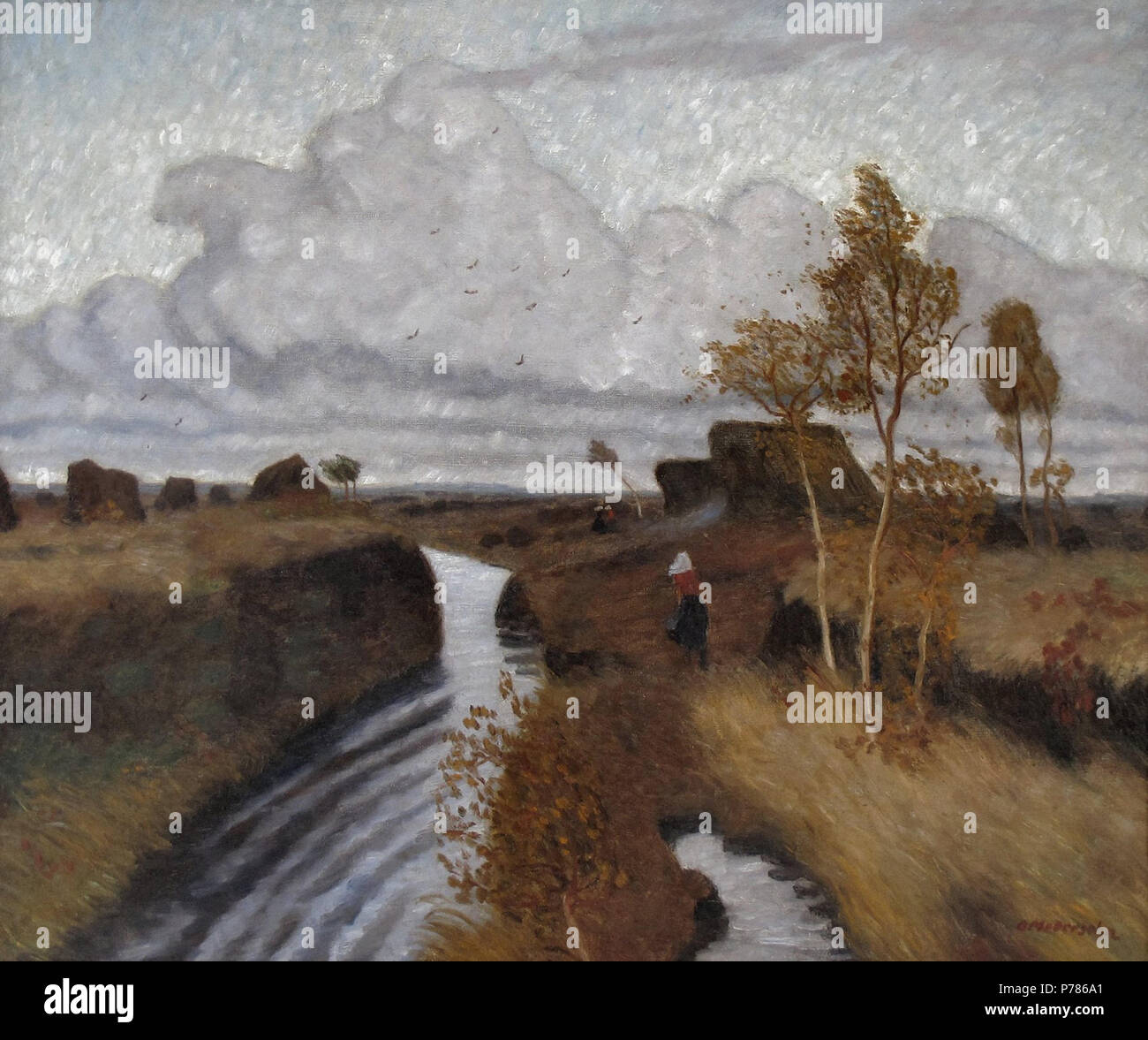 Modersohn Otto - Storm IM Moor Stock Photo - Alamy