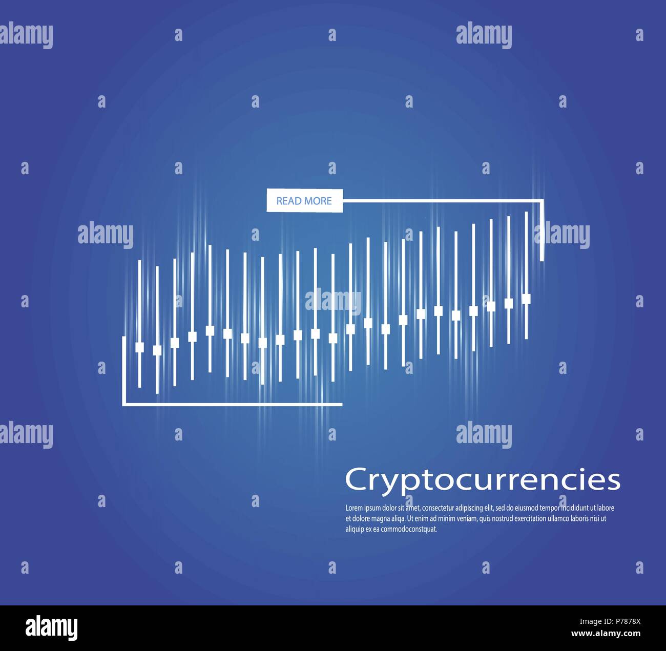 Graph of cryptocurrency. Graphics and analytics of cryptography. vector ...