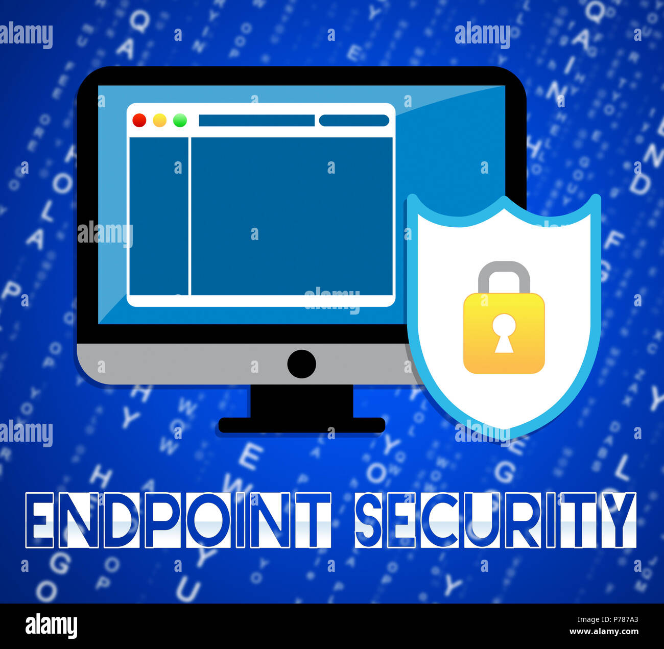 Endpoint Security Safe System Shows Safeguard Against Virtual Internet ...