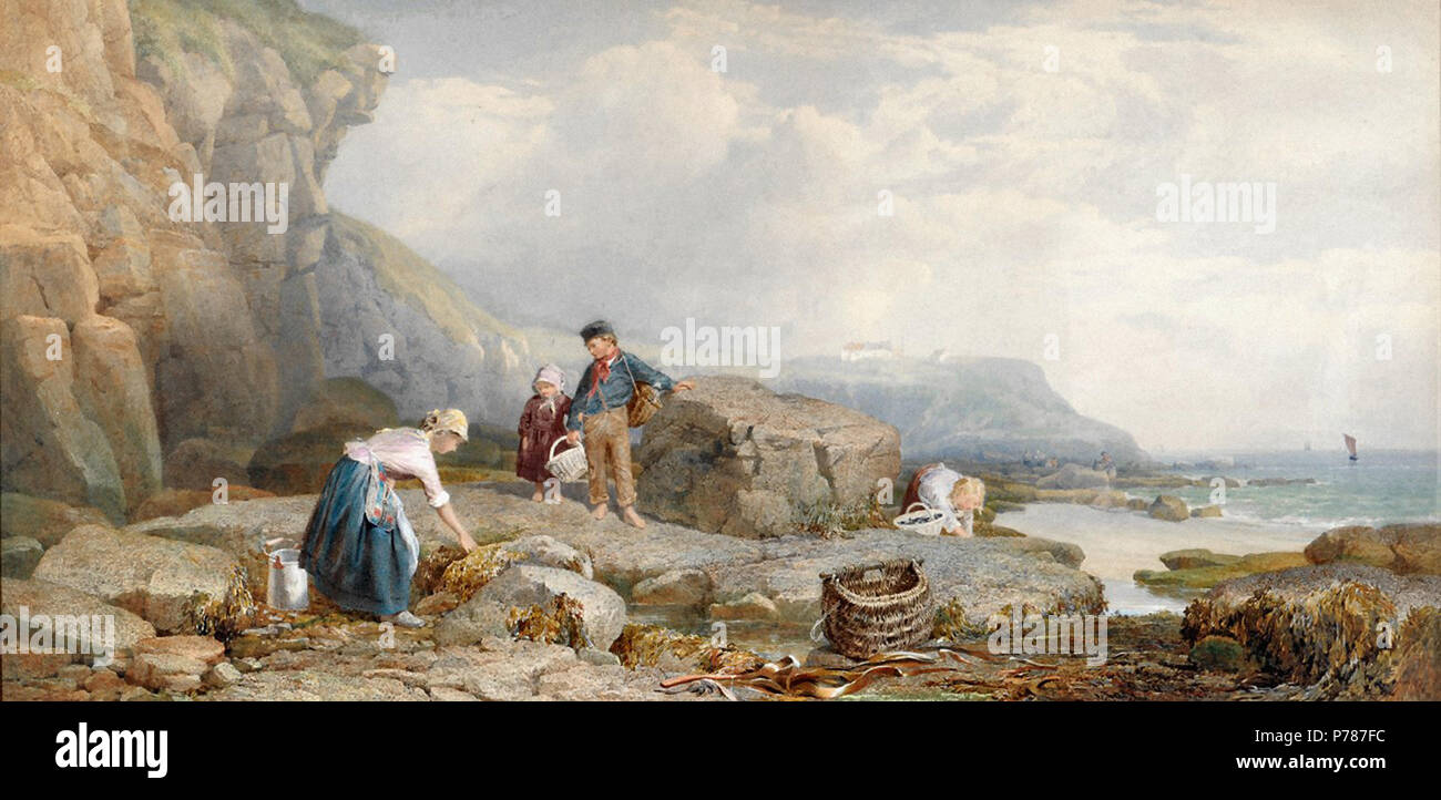 Mole John Henry - Mussel Gatherers Stock Photo - Alamy