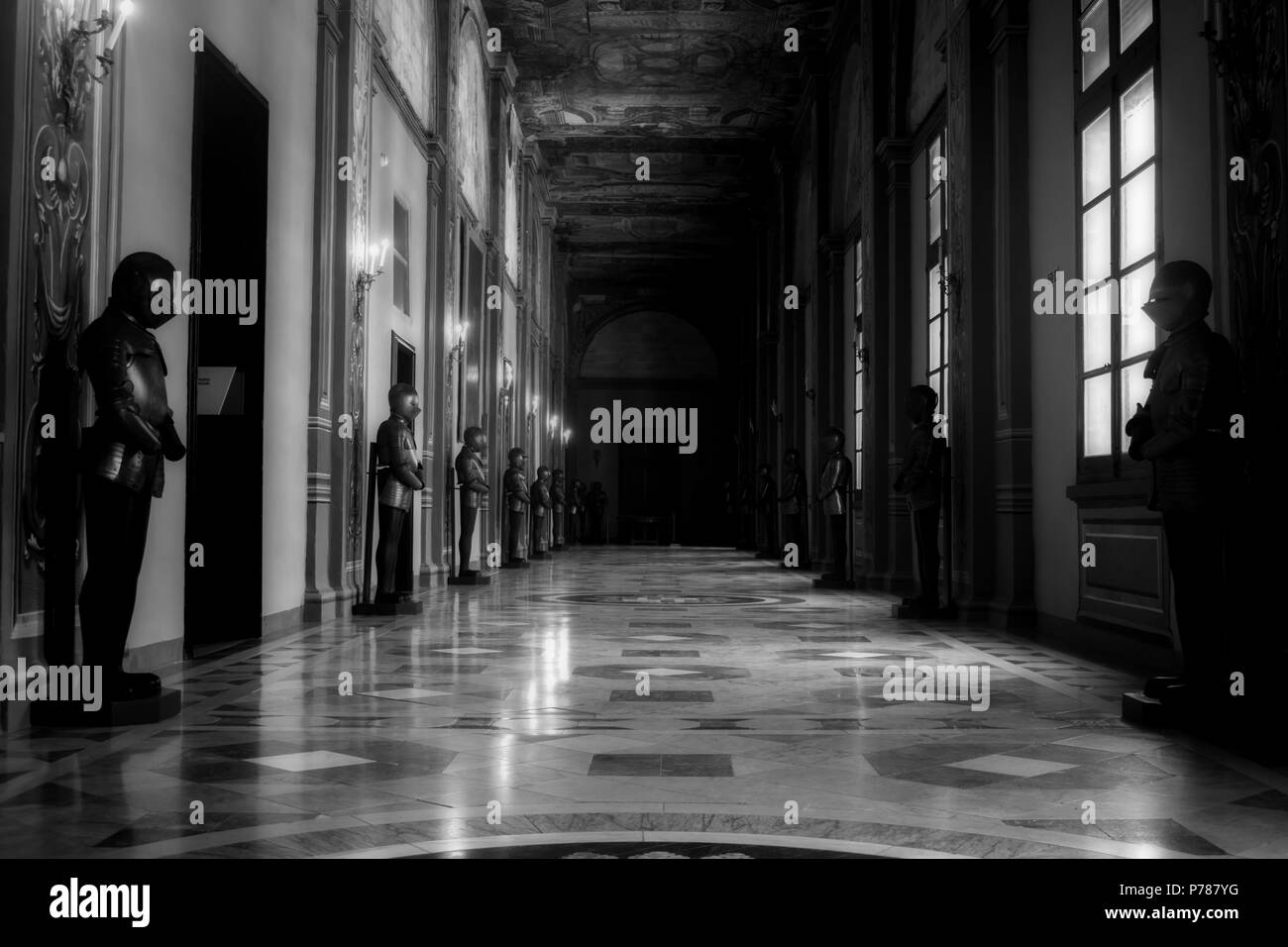 The Scary Corridor Stock Photo - Alamy