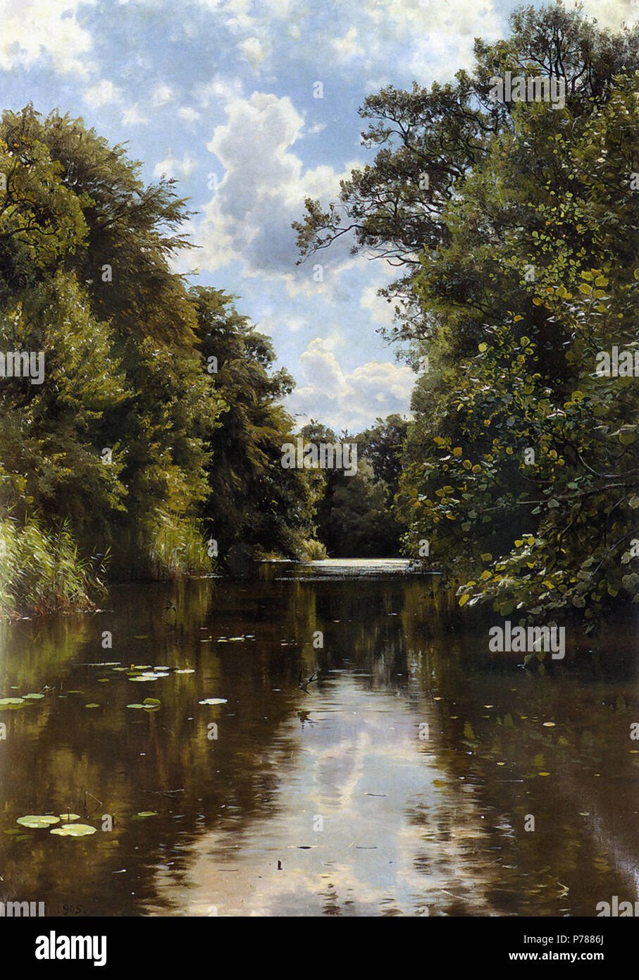 Monsted Peder Mork - a Summer's Day 1 Stock Photo - Alamy